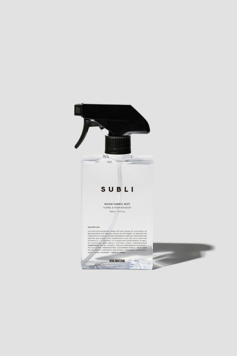 【VITAL MATERIAL】SUBLI ルーム&ファブリックミスト ディープグリーンオーシャン 450mL – briwn